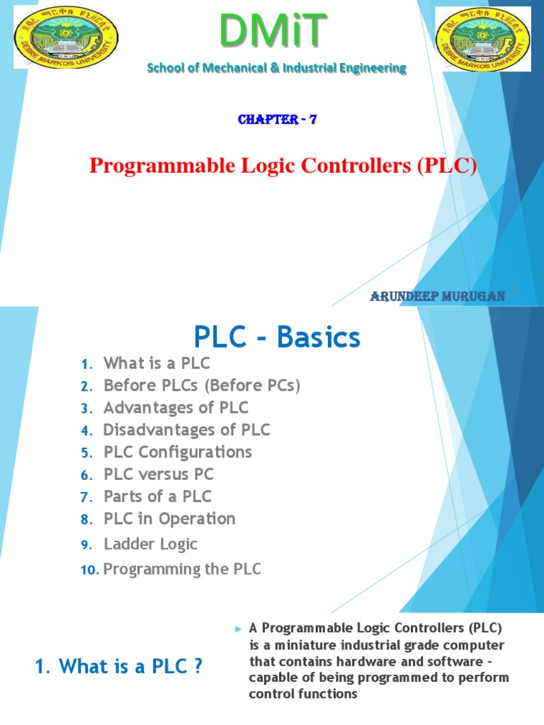7 - Programmable Logic Control - Edited | PDF | Programmable Logic Controller | Power Supply