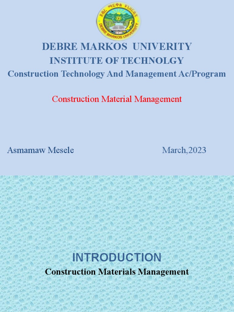 CMM Chapter 1 Introduction | PDF