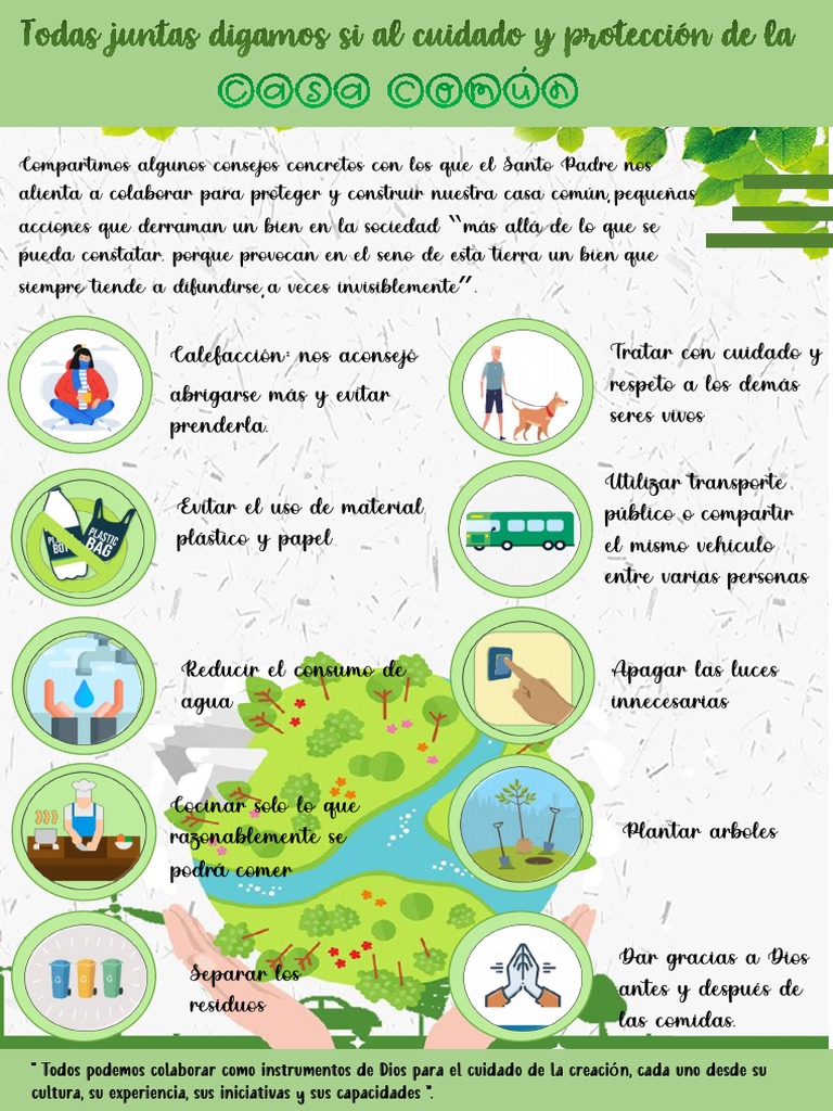 Afiche - Sobre El Cuidado de La Casa Comun | PDF