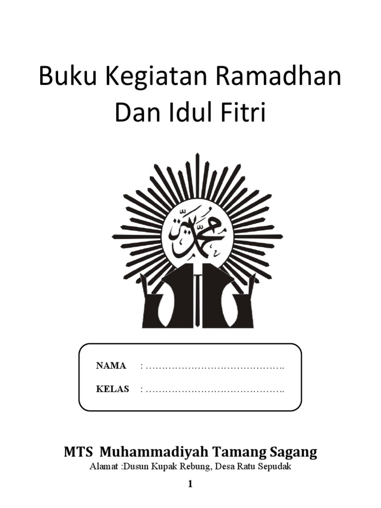 Buku Kegiatan Bulan Ramadhan | PDF