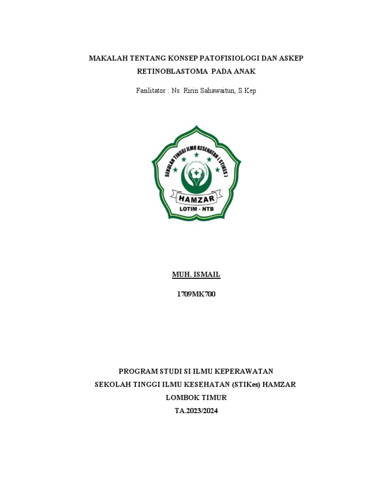 Askep Retinoblastoma Pada Anak | PDF Askep Retinoblastoma Pada Anak | PDF