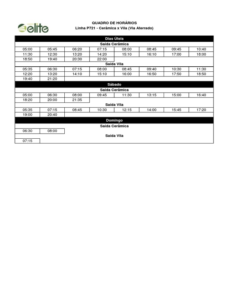 Linha P721 DETRO | PDF