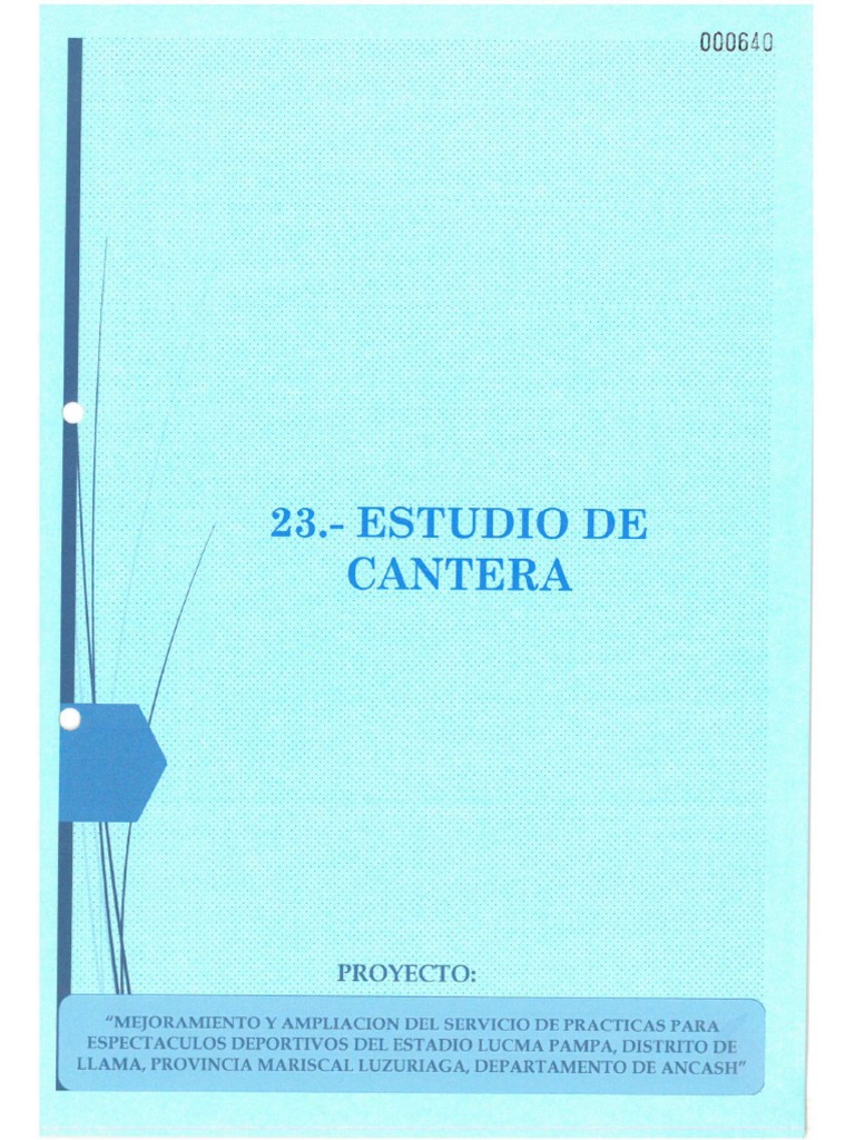 Estudio de Cantera Afirmado 20211116 114441 392 | PDF