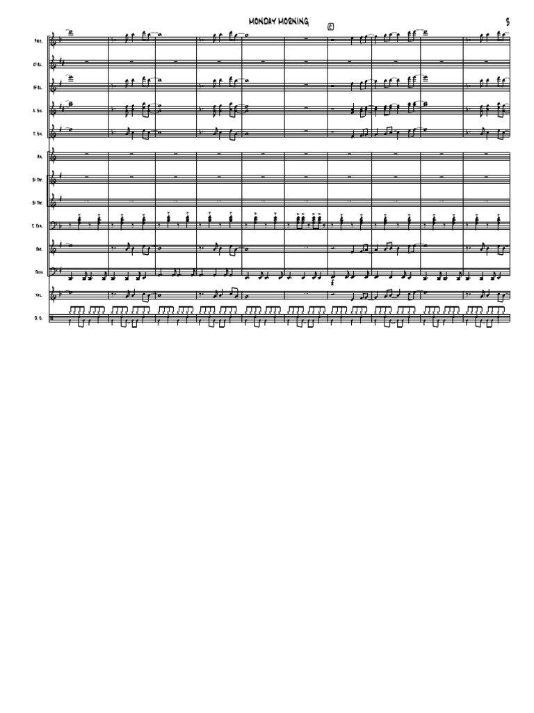 Monday Morning Score | PDF