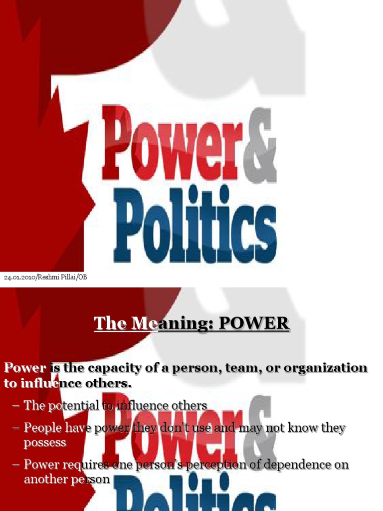 Power & Politics | PDF | Power (Social And Political) | Action (Philosophy)