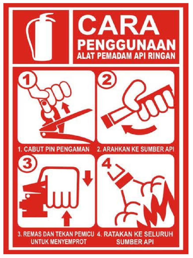 Petunjuk Pemakaian Apar | PDF