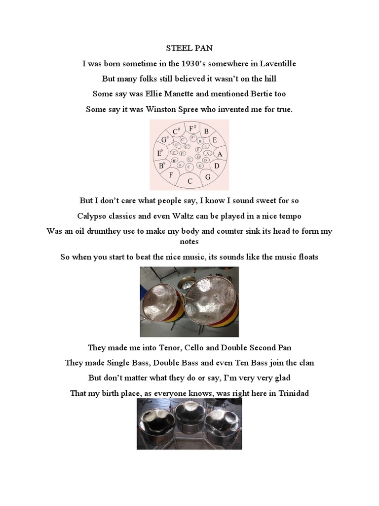 History of the Steel Pan Instrument | PDF