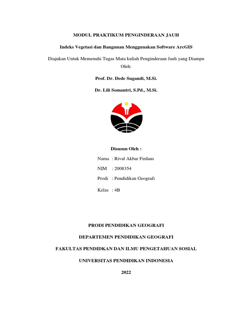 Indeks Vegetasi dan Bangunan ArcGIS | PDF