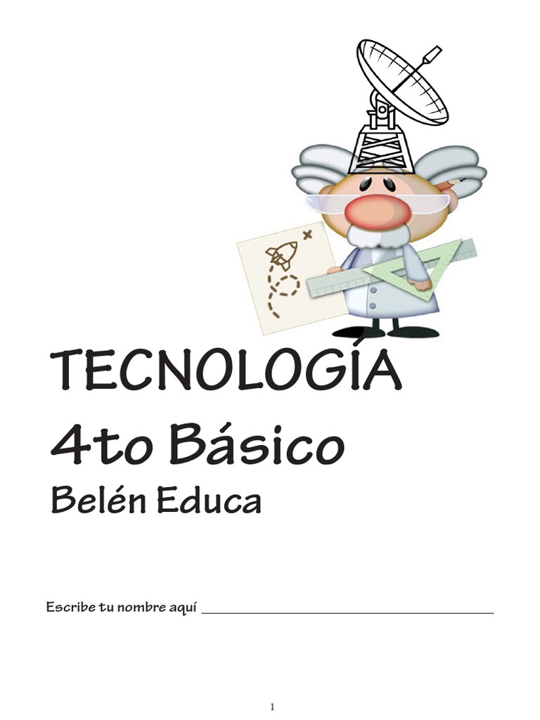 Cuadernillo Tecnología 4to Básico | PDF