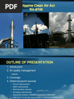 RA 8749 - PhilippineCleanAirAct - Engr. CARAMOAN - 092022 - Revised | PDF