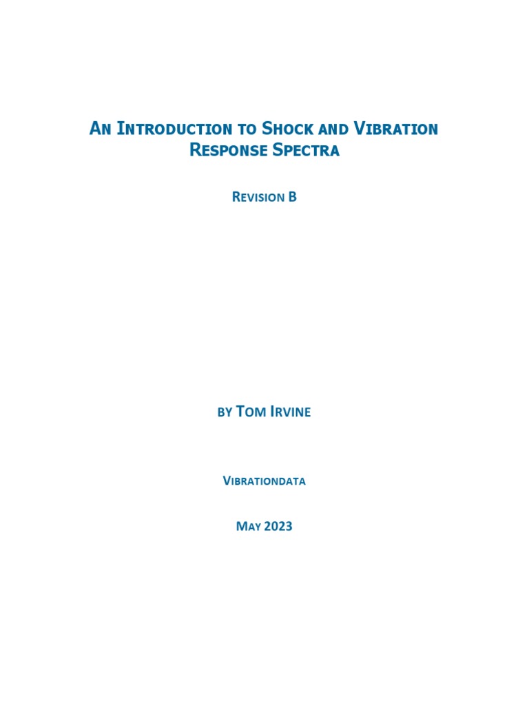 Introduction to Shock and Vibration | PDF | Resonance | Energy Harvesting