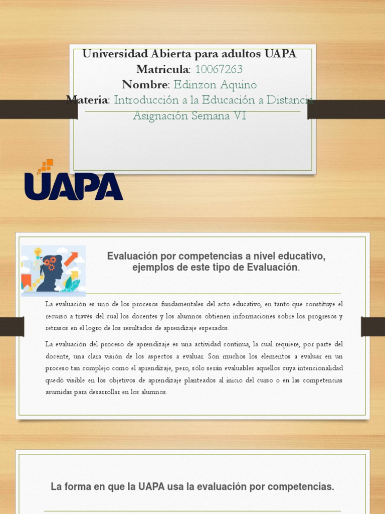 Educacion A Distancia Semana VI | PDF | Evaluación | Aprendizaje