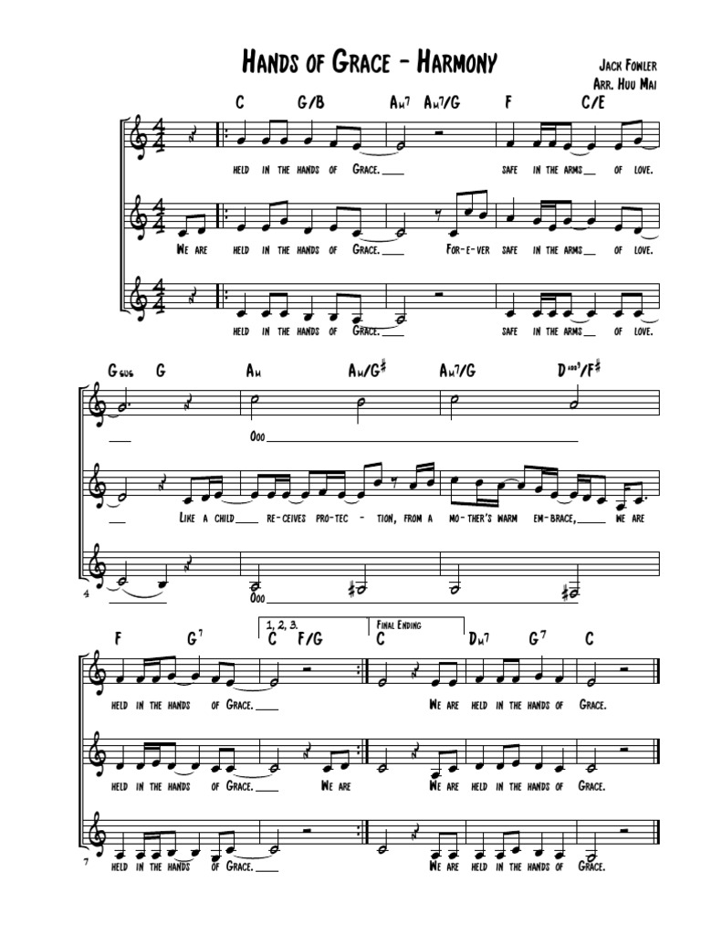 Hands of Grace Lyrics | PDF