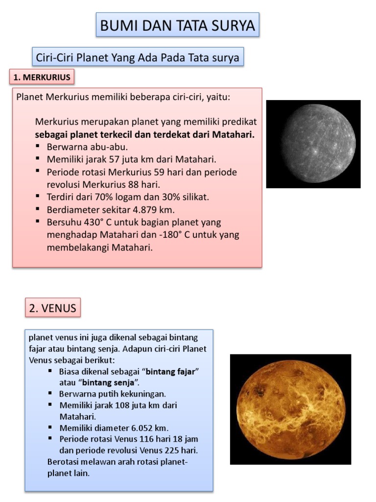 Bumi Dan Tata Surya | PDF
