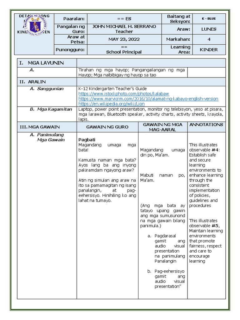 Mga Hayop at Kanilang Tirahan LP | PDF
