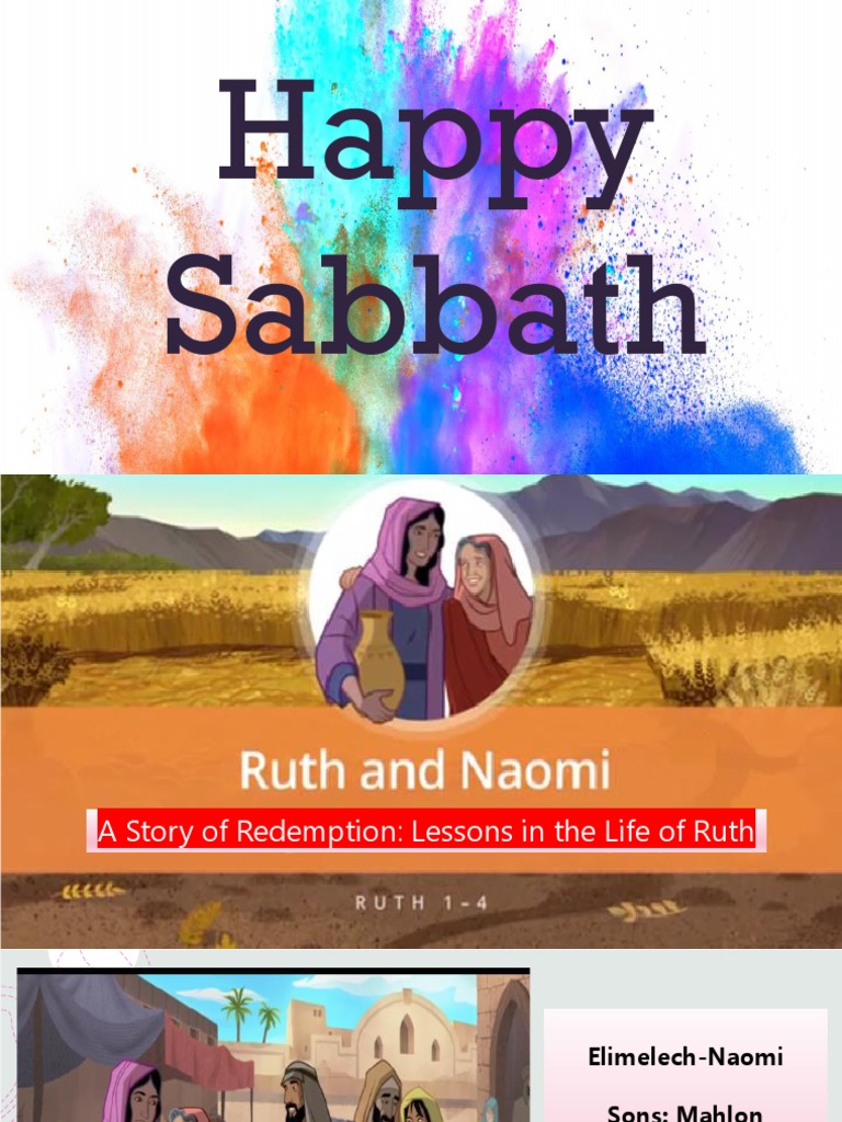 A Story of Redemption | PDF | Ruth (Biblical Figure) | Theology