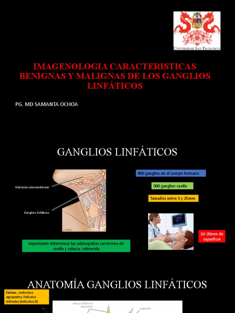 Características de ganglios linfáticos | PDF | Ganglio linfático ...
