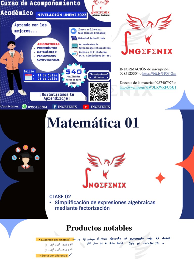 Clase02 Matemática01 | PDF