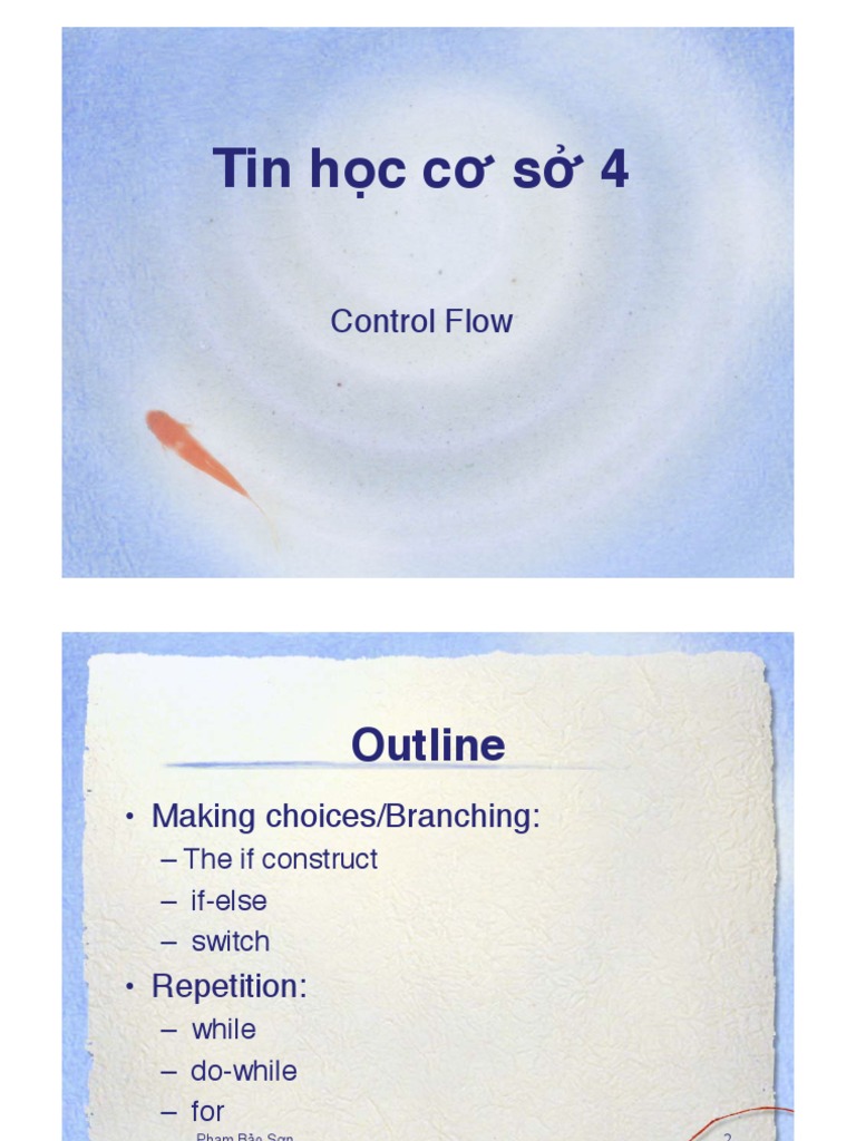 Lecture03 Controlflow Pdf Control Flow Software Development 5010