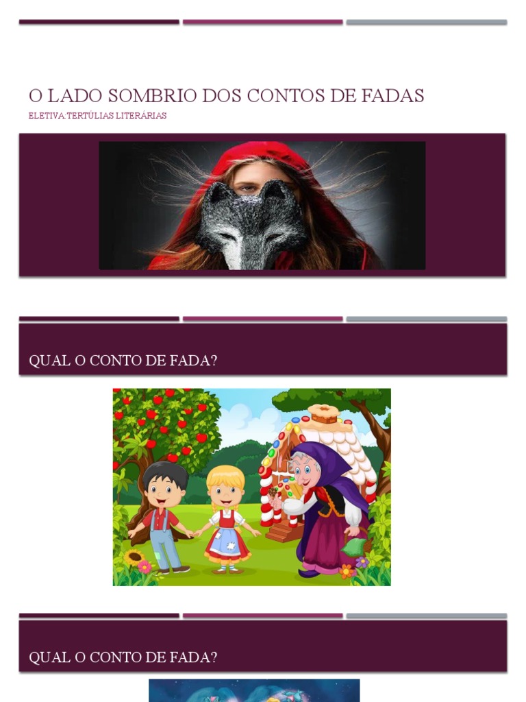 O Lado Sombrio Dos Contos de Fadas | PDF | Poesia | Clássicos