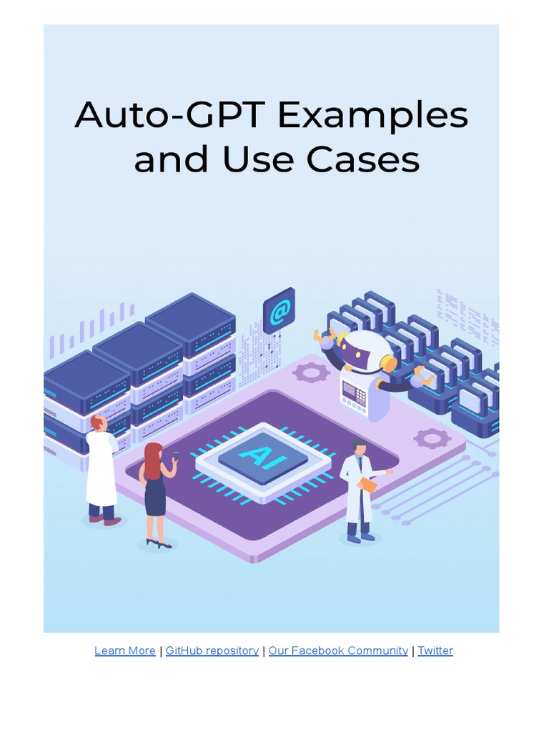 AutoGPT PDF Auto GPT Examples and Use Cases | PDF | Artificial ...