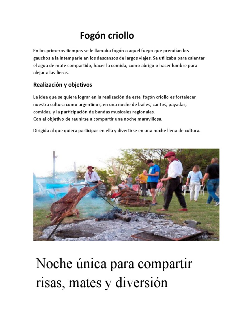 Fogon Criollo | PDF