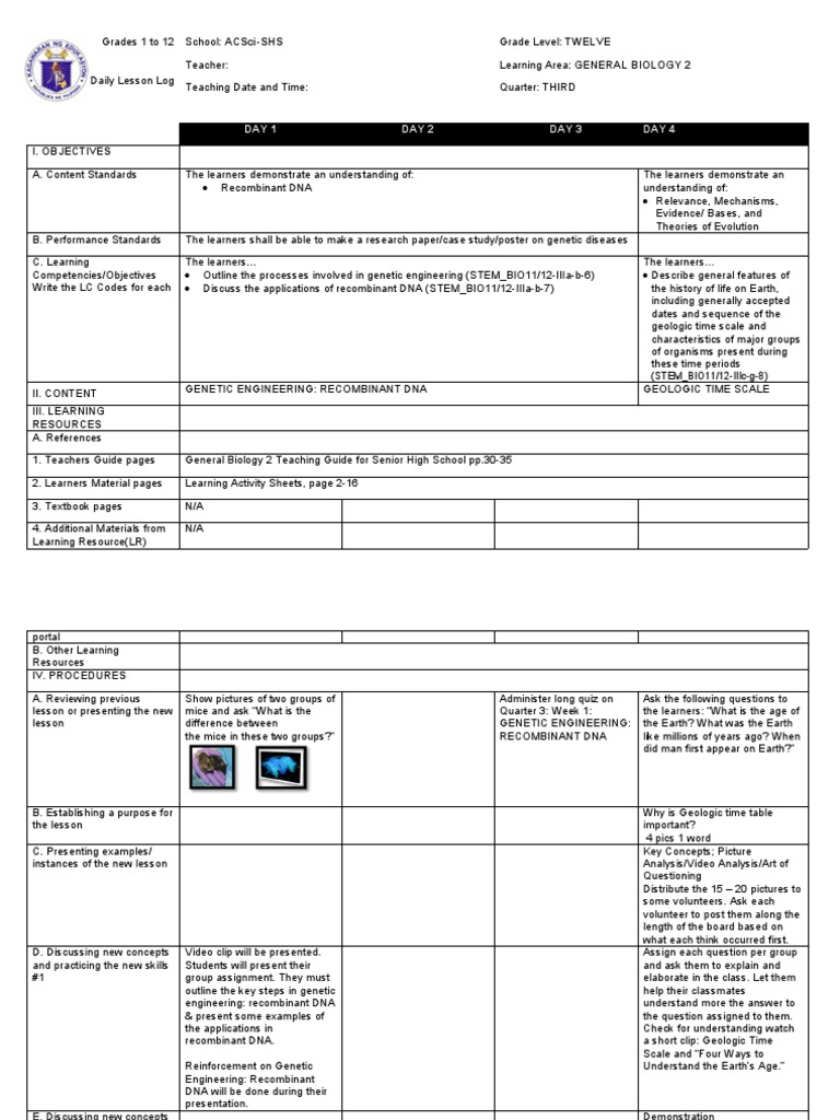 General Biology 2 Week 2 | PDF | Evolution | Learning