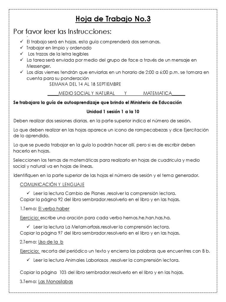 Hoja De Trabajo Para Reformular La Pregunta, Tercer Grado Preguntas