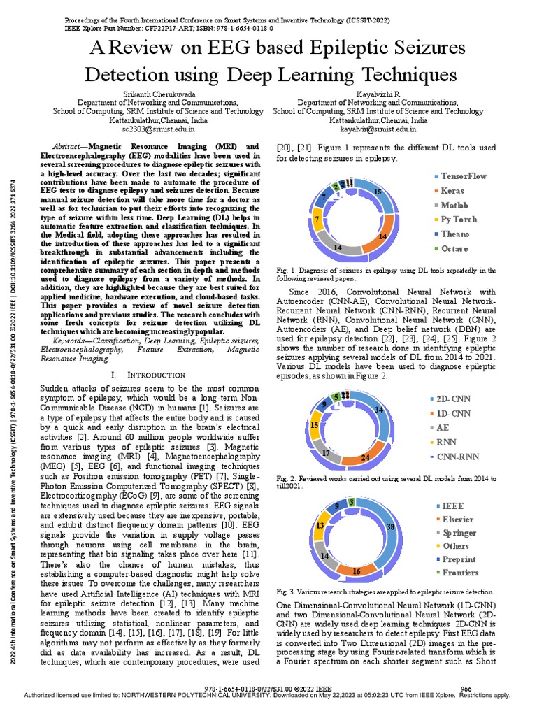 A Review On EEG Based Epileptic Seizures Detection Using Deep Learning Techniques | PDF ...