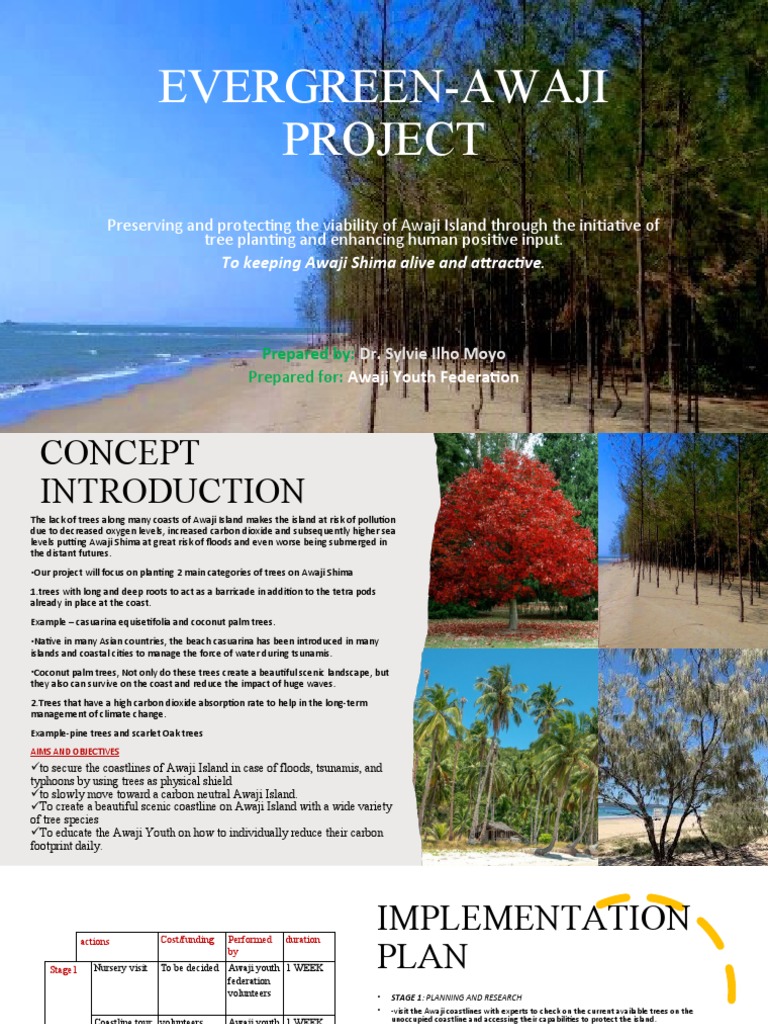 AYF EVERGREEN AWAJI PROJECT BY DR SYLVIE ILHO MOYO | PDF | Trees ...