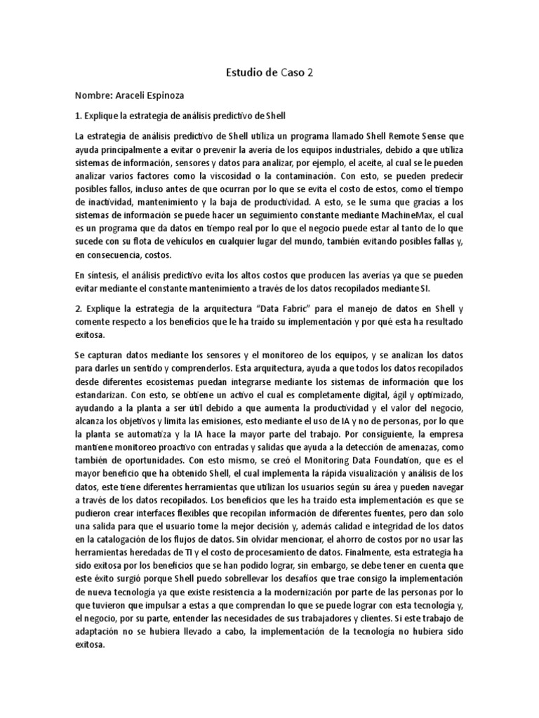 Caso de Estudio 2 | PDF | Analítica predictiva | Inteligencia artificial