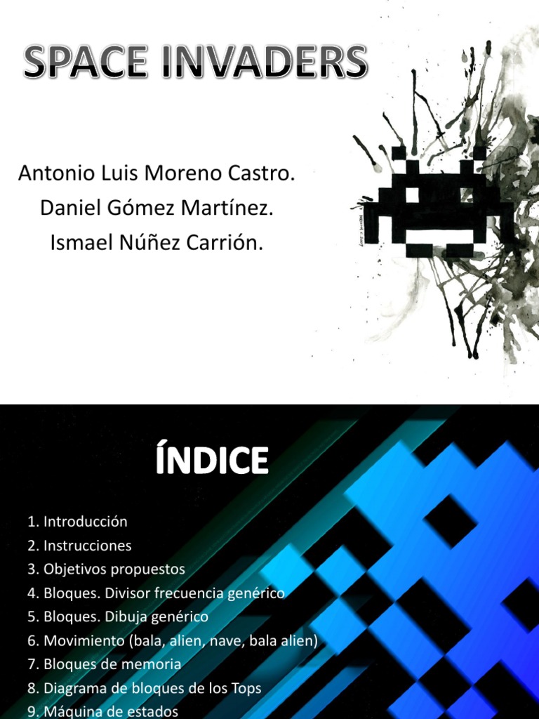 Presentación Space Invaders | PDF