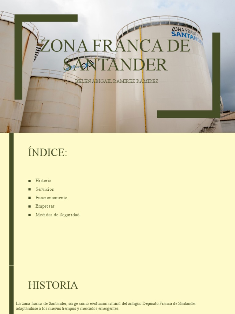 Zona Franca de Santander | PDF | Agricultura | Comercio