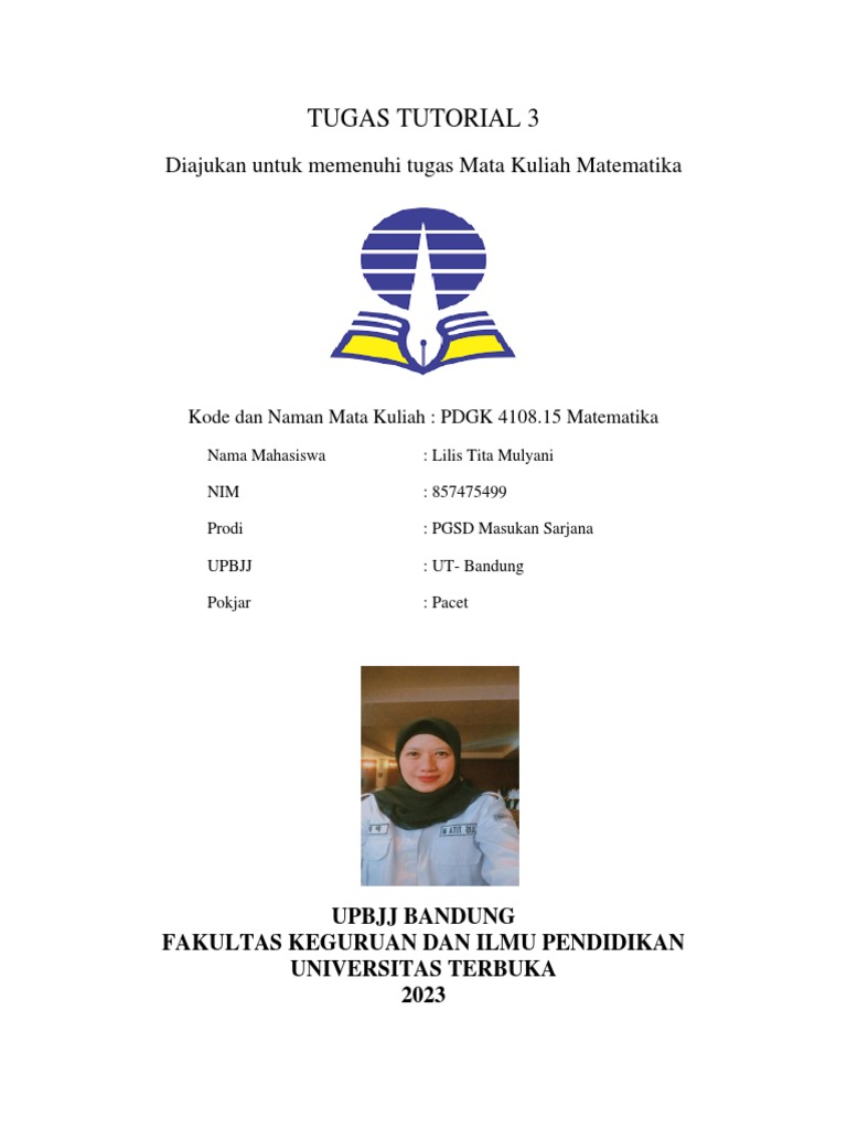 Cover Tt3 Matematika | PDF | Karier & Perkembangan
