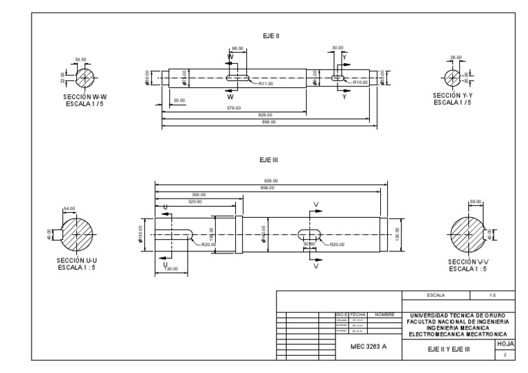 Plano Ejes | PDF