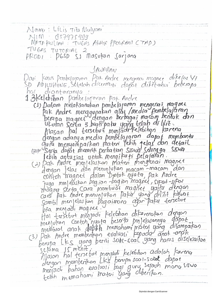 Jawaban TAP TT2 | PDF