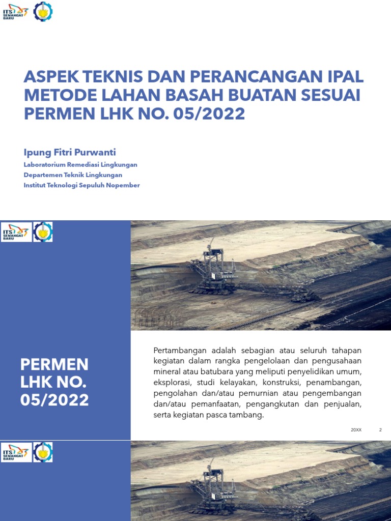 Perancangan Ipal Lahan Basah Buatan | PDF