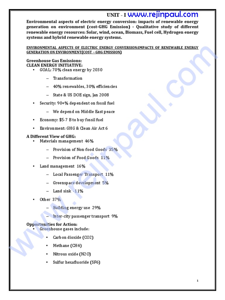 OEE752 Notes | PDF | Wind Power | Wind Turbine