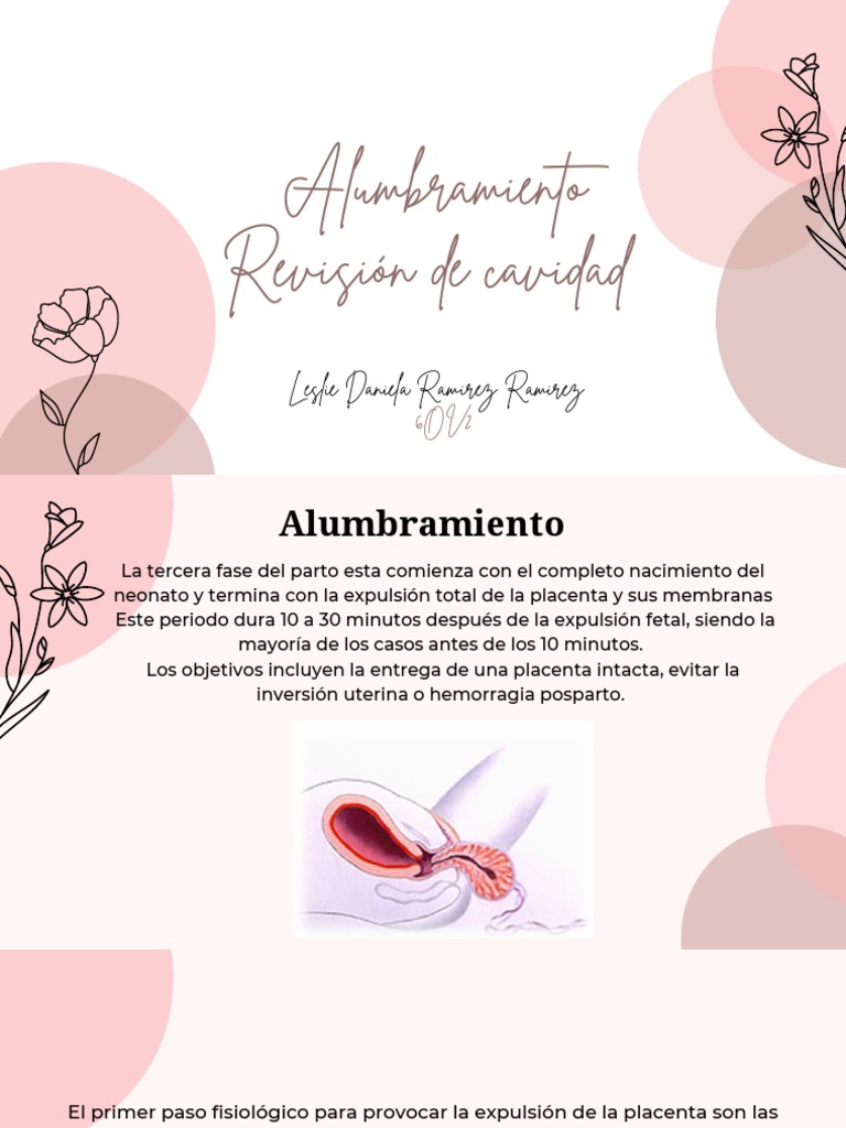 Alumbramiento | PDF | Placenta | Parto