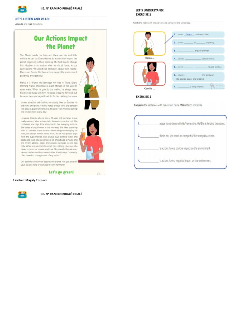 Let's Listen and Read! | PDF