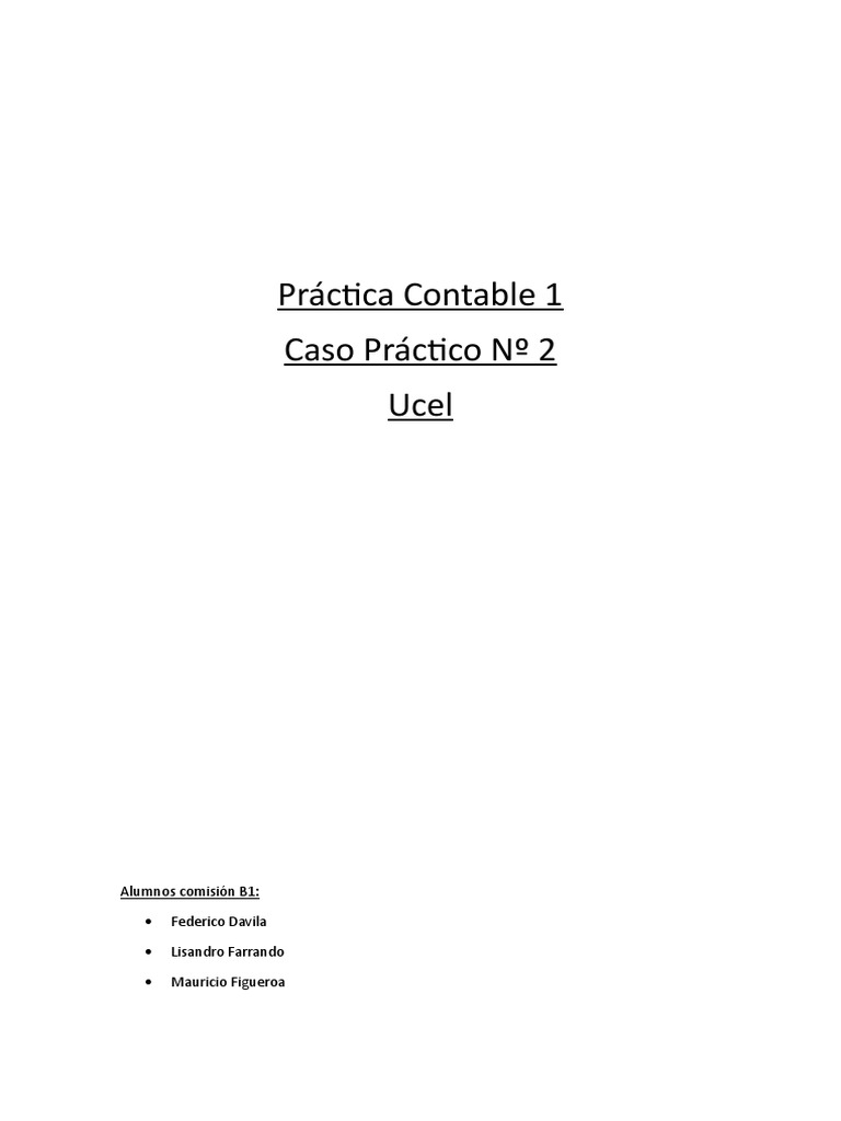 Trabajo Practico 2 Final | PDF | Bancos | Contabilidad