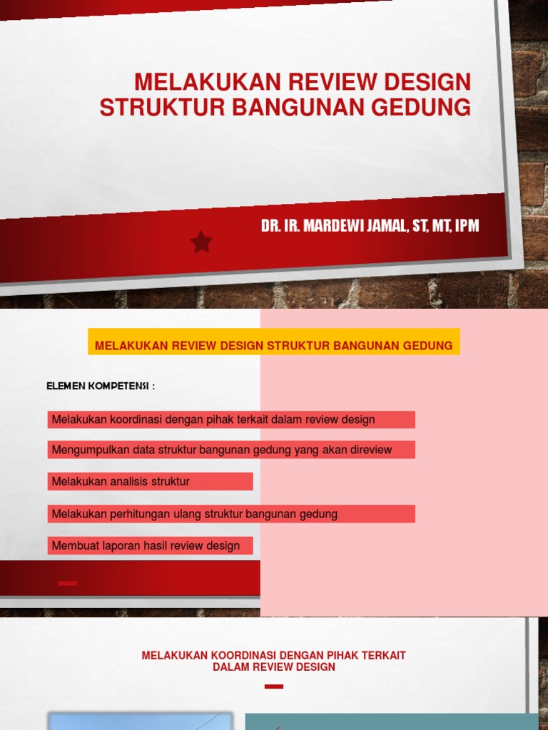 Melakukan Review Design Struktur Bangunan Gedung | PDF
