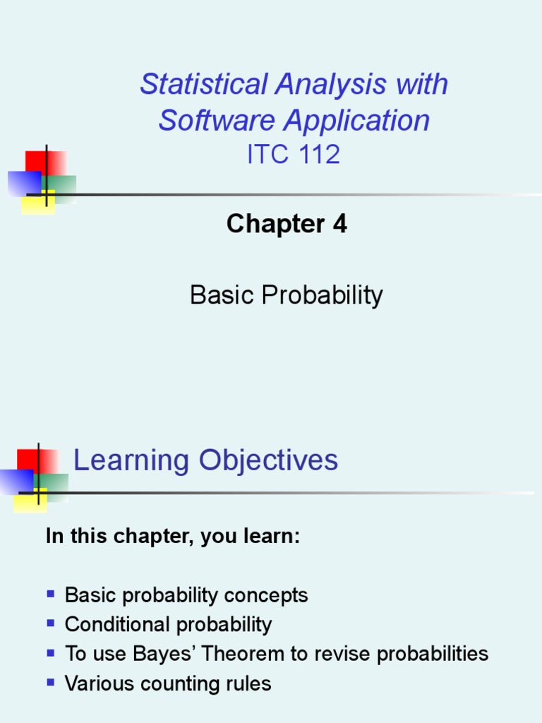 ITC 112 PPT - ch04 | PDF | Probability | Statistics