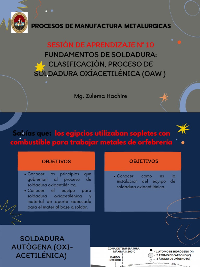 Sesión #10 Fundamentos de Soldadura Clasificación - Proceso de Soldadura Oxiacetilénica | PDF ...