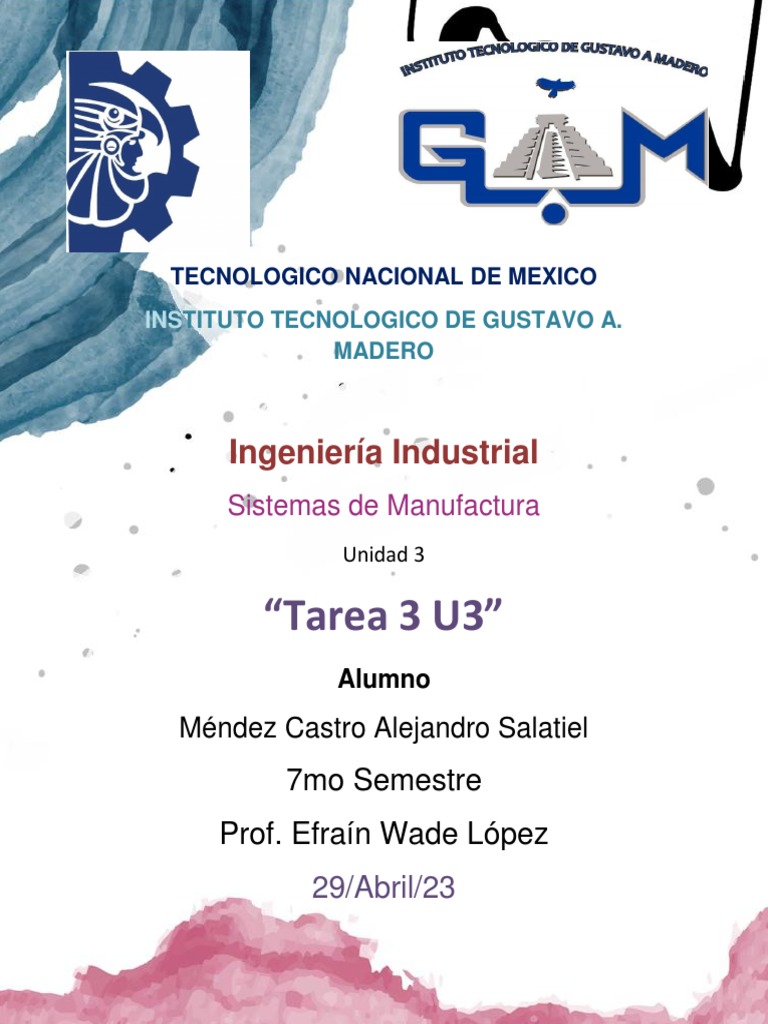 U3 Tarea 3 - Mendez Castro Salatiel | PDF