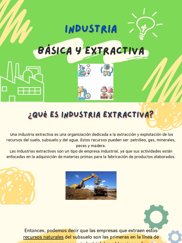 Industria Extractiva | PDF | Petróleo | Minería