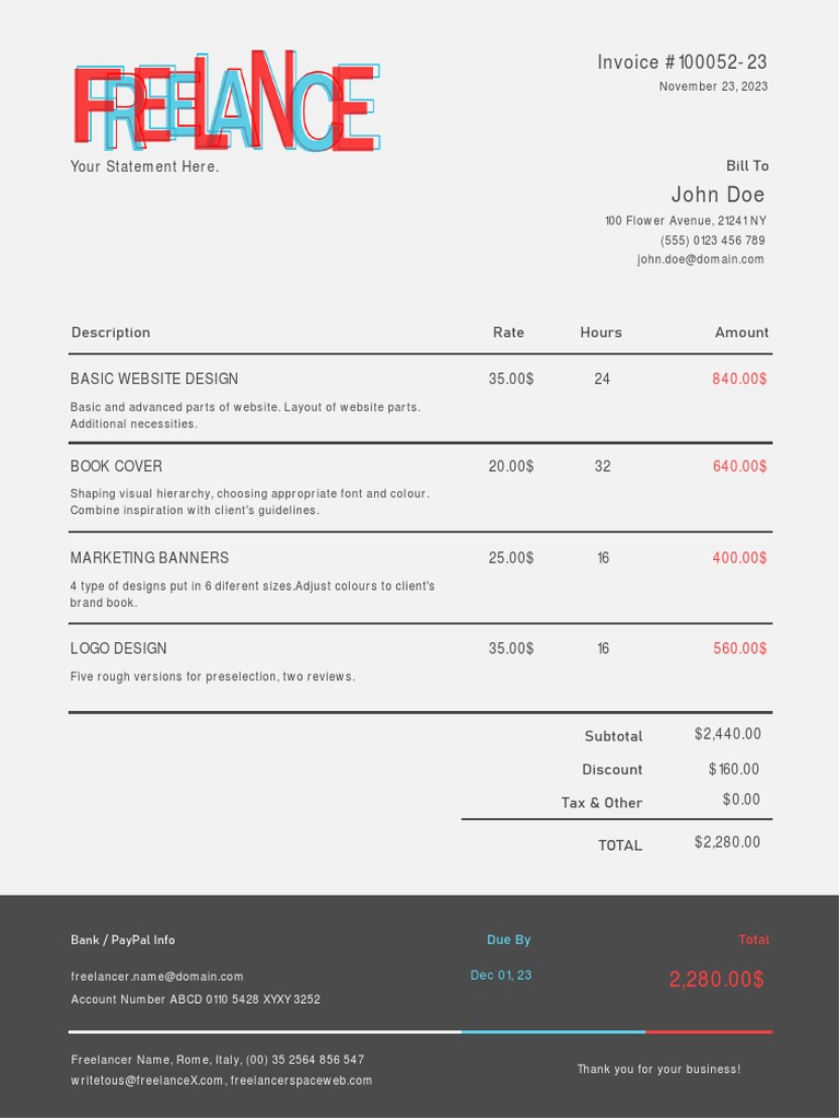 John Doe: Bill To | PDF | Economies