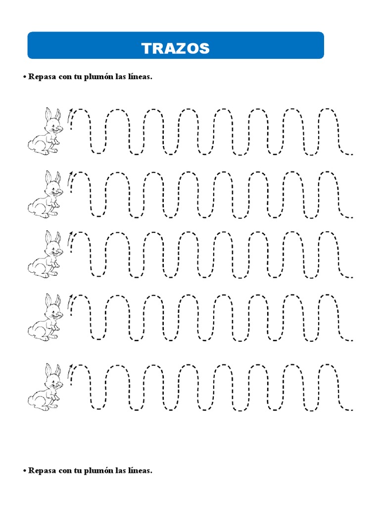 Trazos para Ninos de 5 Anos | PDF