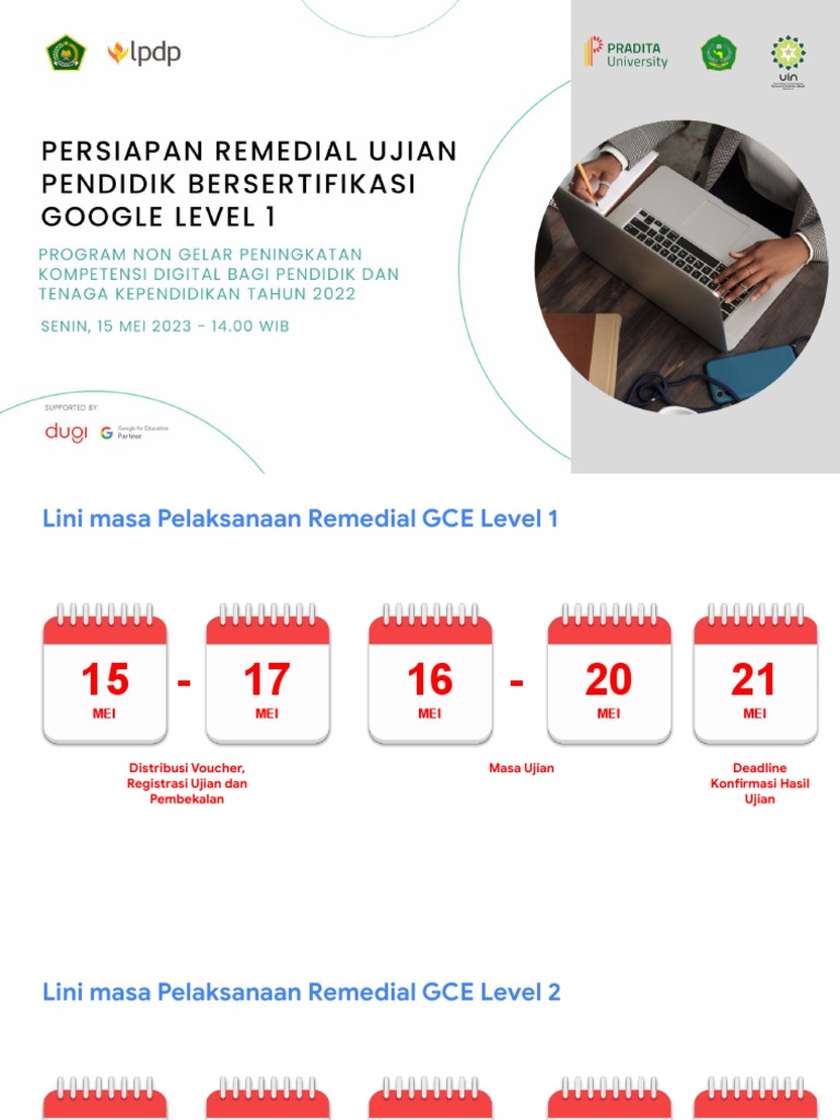 Jadwal Remedial GCE dan Panduan Registrasi | PDF