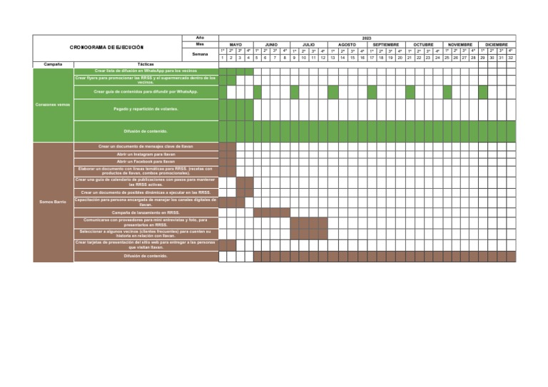 Calendario Estrategias Ilavan - Calendario Estrategia | PDF